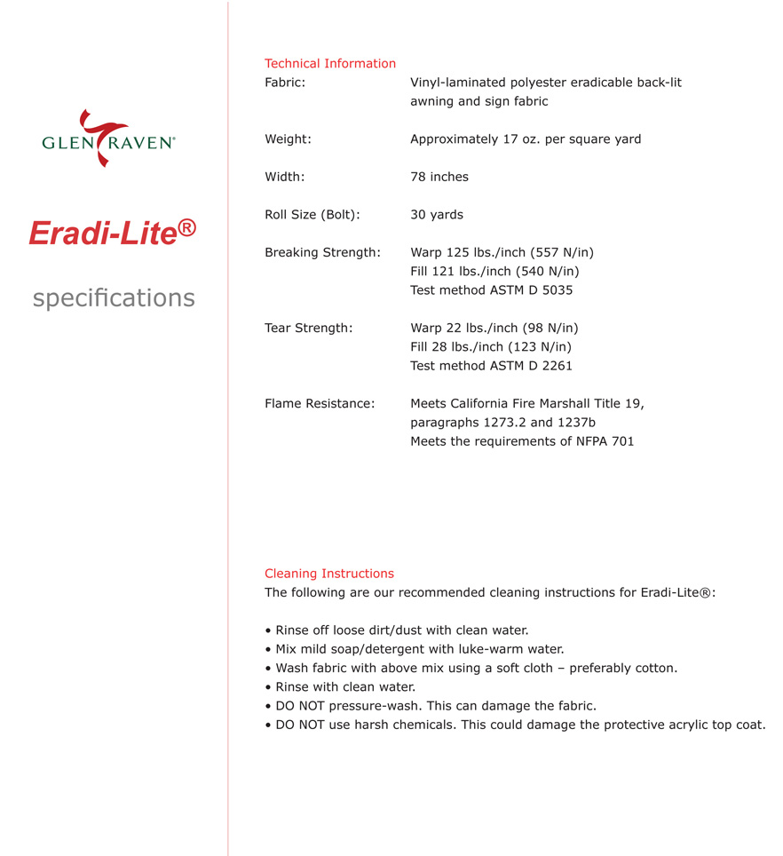 Eradi-Lite - Awnings of Hollywood